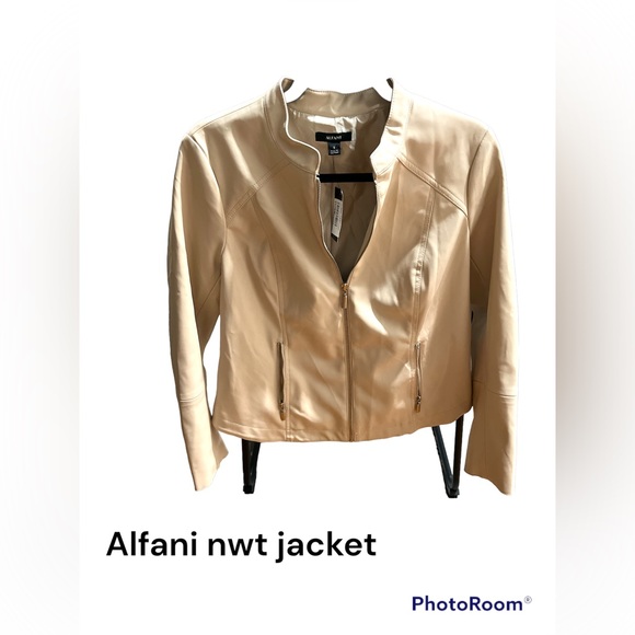 Alfani | Jackets & Coats | Nwt Alfani Faux Leather Jacket | Poshmark